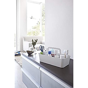 Yamazaki Home Tool Box, Steel, Large, Handle, No Assembly Req.