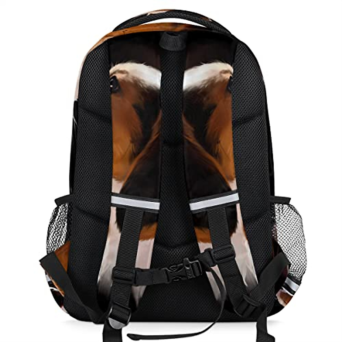 Herdesigns Custom Beagle Puppy Dog Backpack for Men Women with Name Personalized Cute Animal Dog School Bookbag Backpacks Customized Travel Casual Daypack Laptop Bag