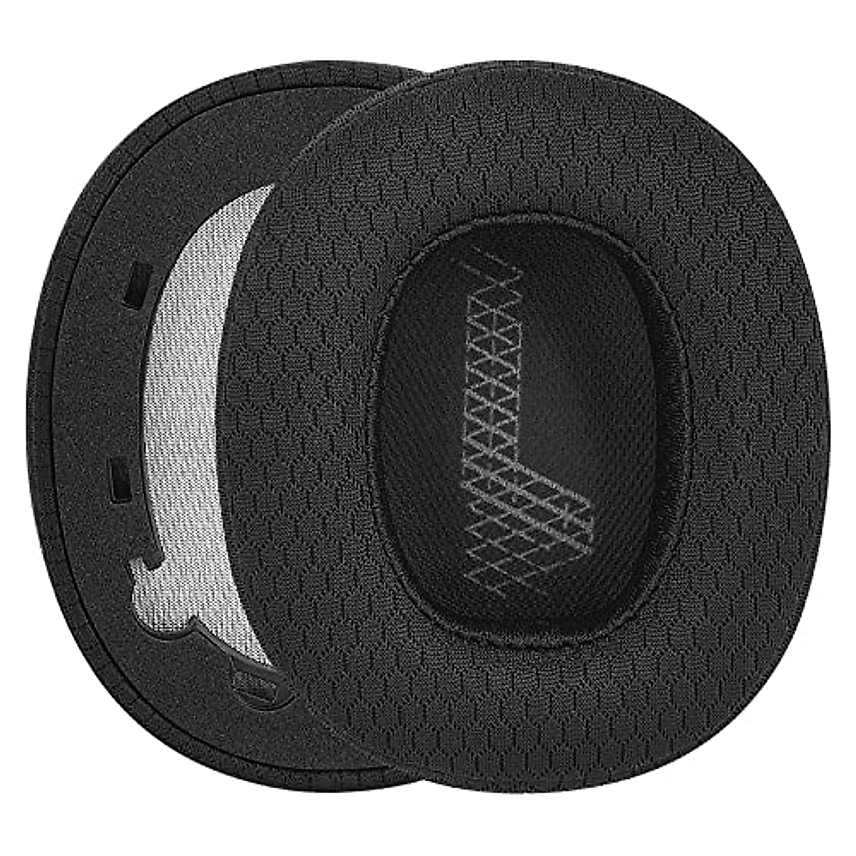 Ear Pads for JBL Lifestyle E65BTNC, Duet NC, Live 650 BTNC, Live 660 BTNC Headphones Replacement Ear Cushions, Ear Covers, Headset Earpads (Mesh Fabric/Black)