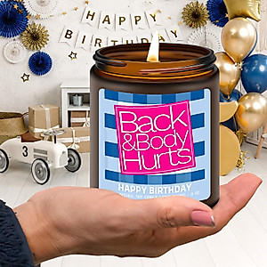 Homsolver Birthday Gifts for Women, 20th~65th Birthday Gifts for Her & Him, Birthday Decorations, Happy Birthday Gifts for Friends Mom Wife Teacher Coworker Bestie Candles