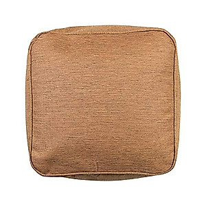 Decor therapy 7388-01407537 Outdoor Pouf, Cashew Brown