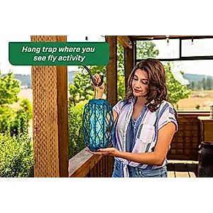 RESCUE! Deck & Patio Fly TrapStik - Odorless, Weather Resistant - 3 Pack