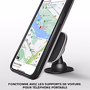 VENA Wallet Case Compatible with Apple iPhone 13 Pro (6.1"-inch), vCommute (Military Grade Drop Protection) Flip Leather Cover Card Slot Holder with Kickstand (Blue)