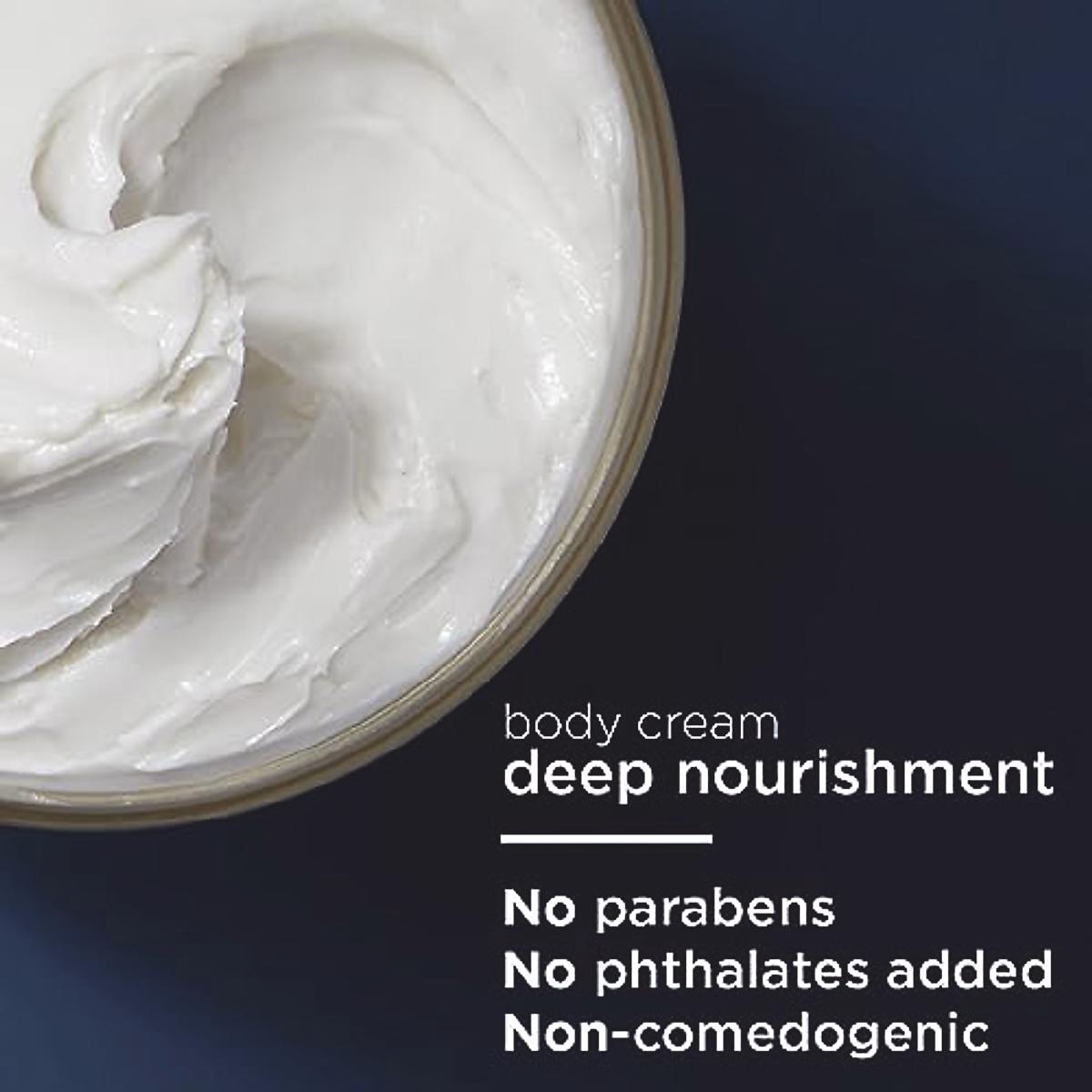 Vaseline Radiant X Deep Nourishment Body Cream 100% Pure Shea Butter, Coconut Oil, Vitamin C, & Peptides 10 oz