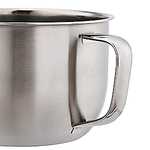 Mirenlife 18/8 Stainless Steel Leak Proof Food Storage Container with Handle and Lid, Snack Bowl, Stainless Steel Bento Lunch Box, Soup Bowl, Noodle Pot, Ramen Cooker, Induction Cooker Directly