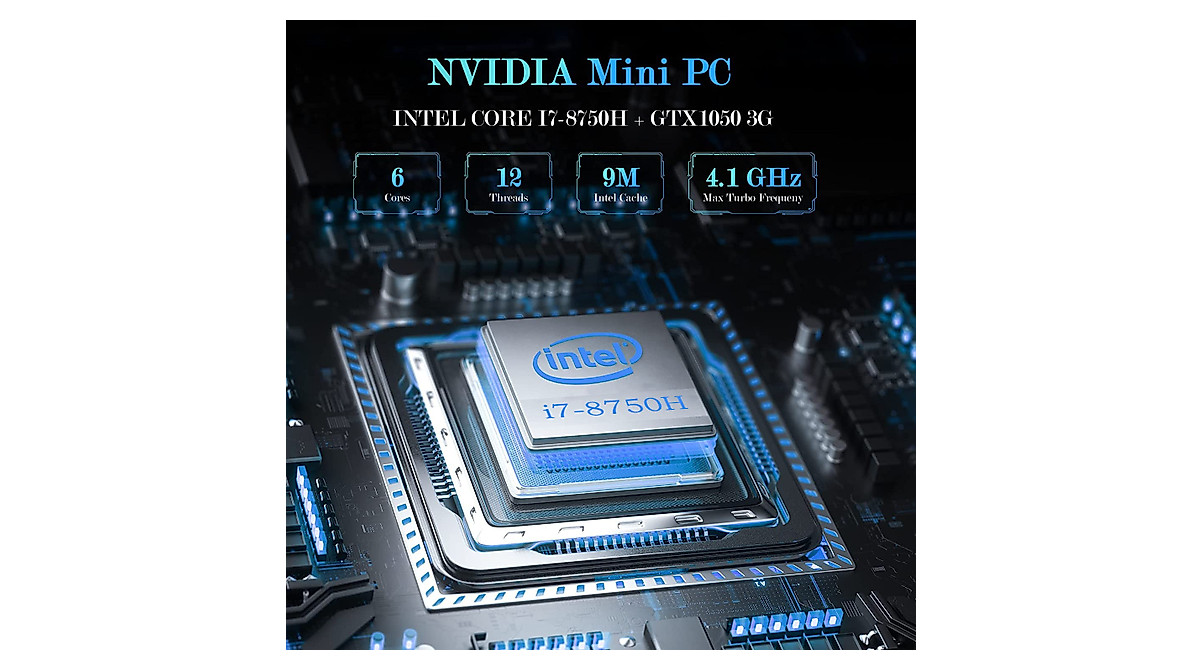 Mini Gaming PC with Intel i7 & NVIDIA GTX1050 - Power & Performance