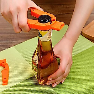 3 Pack 3in1 Multifunctional Bottle Can Opener, Plastic Water Bottle, Twist-Off, Pull Tab Soup, for Weak Hands, Seniors, Elderly, Rheumatoid Arthritis, Bottle Gripper, Ergonomic Lid Seal Remover