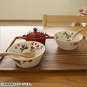 山加商店 MOOMIN MM2100-79 Herbarium Bowl Pair Set, Microwave Safe