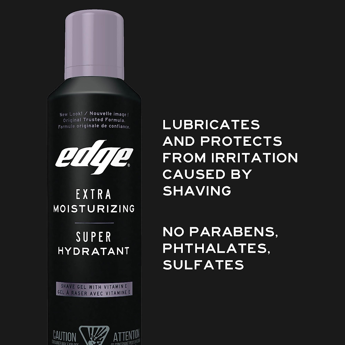 Edge Extra Moisturizing Shaving Gel, 198g