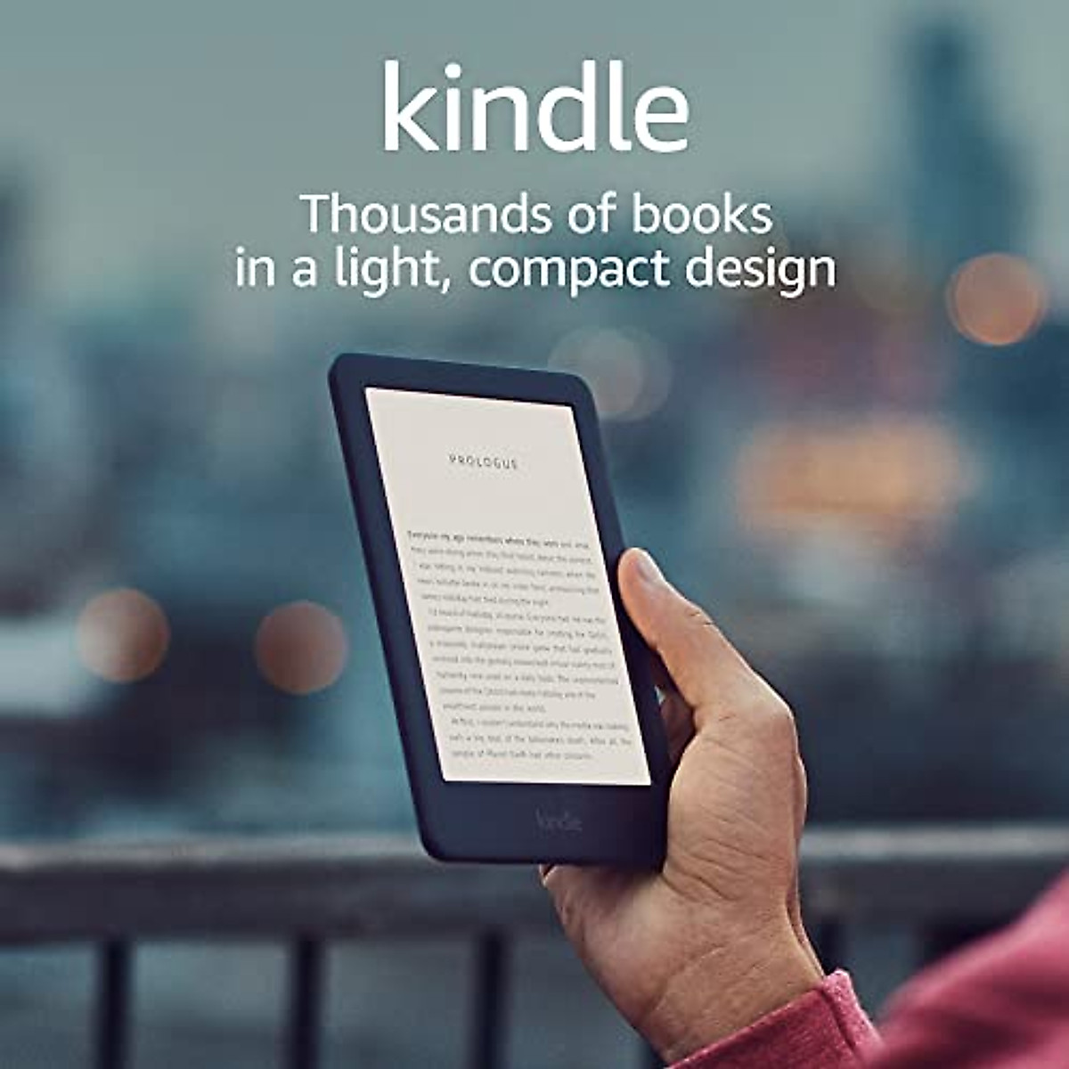 Kindle (2019 release)- With a Built-in Front Light - White - Without Lockscreen Ads + 3 Months Free Kindle Unlimited (with auto-renewal)