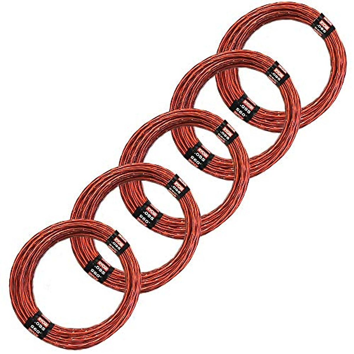 Ryobi 0.095 in. x 16 ft. Pre-Cut Spiral Line (5-Pack) GRASS TRIMMER