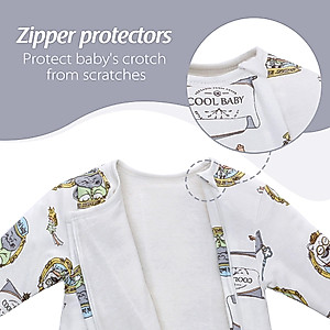 Miracle Baby Baby Sleep Bag with Feet Winter, Wearable Blanket with Legs, Sleep Sack for Newborn 2.5 TOG,0-3 Months,Cat