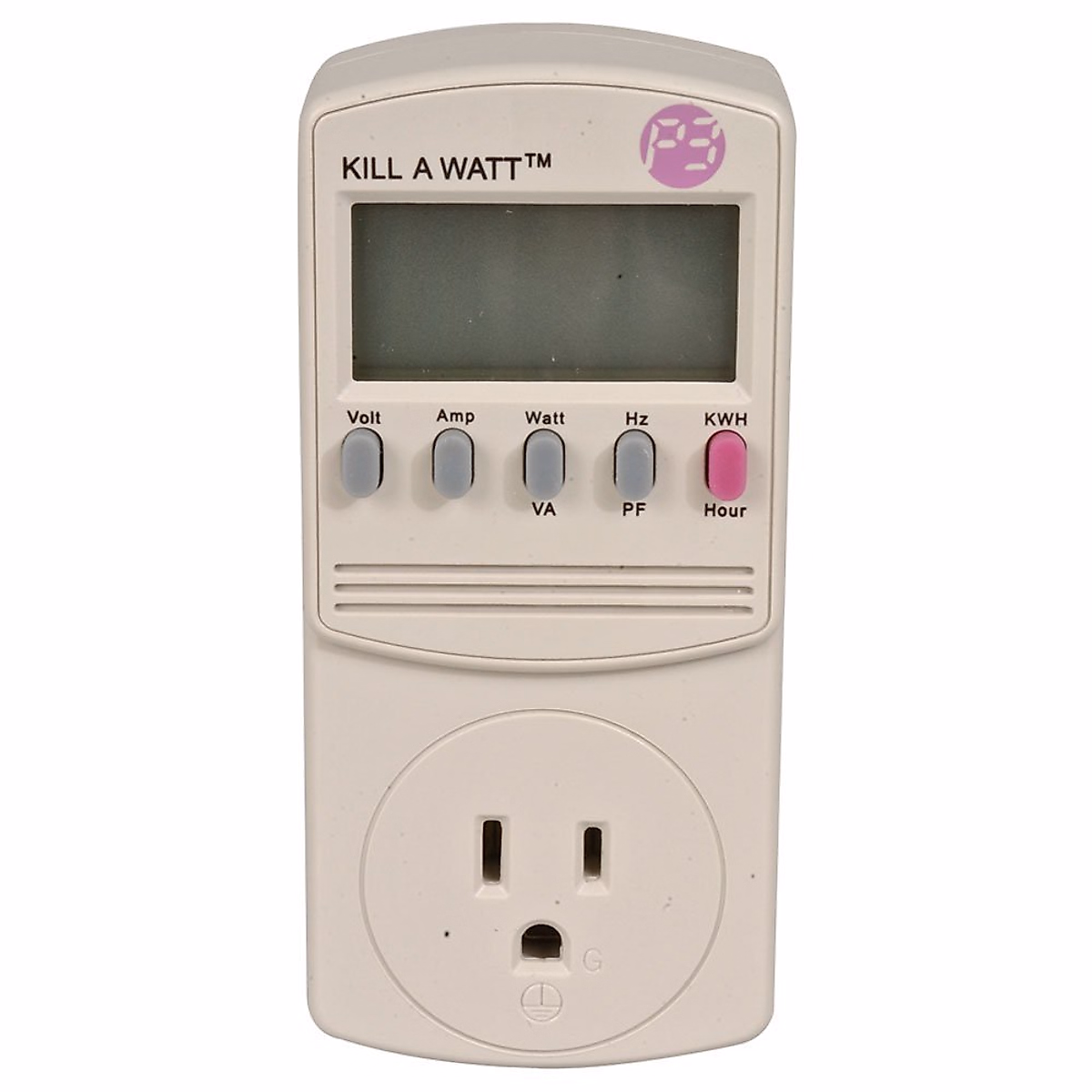 P3 Power Meter Kill A Watt 125 V 5-1/8 " Hx2-3/8 " Wx1-5/8 " D
