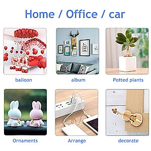 156 PCS Double Sided Adhesive Dots, Removable Clear Sticky Putty No Trace Round Adhesive Putty for Wax Seal Kit Wall Hanging Festival Decoration (10mm +15mm)