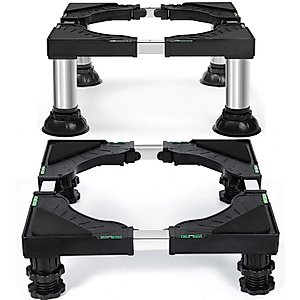Nefish Mini Fridge Stand and Upgraded Washer and Dryer Stand Bundle
