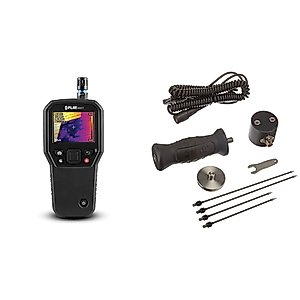 FLIR MR277 Moisture Meter, MSX IR Camera & Hygrometer for Building Inspection & MR06 Wall Cavity Probe