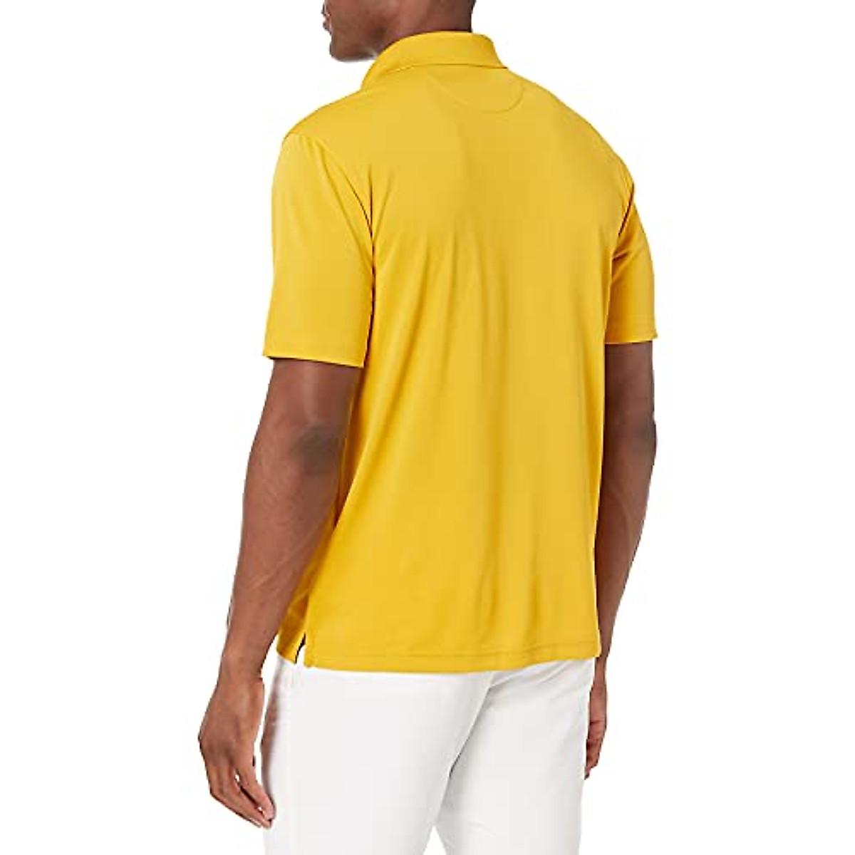 Amazon Essentials Men's Regular-Fit Quick-Dry Golf Polo Shirt (Available in Big & Tall), Golden Yellow, XX-Large