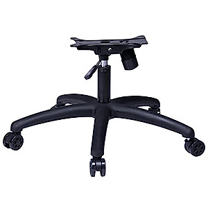 Yoogu 28inch 350lbs Heavy Duty Gaming Office Chair Replacement Base Swivel Chair Base with Bottom Plate Stand Cylinder and Casters
