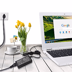65W 19V 3.42A AC Adapter Charger Compatible with Acer Aspire V5 V3 V7 S3 E1 R3 R7 M5 E1 5349 5750 5250 7560 AS7750, Monitor S202HL H236HL G246HL H276HL G276HL S220HQL HN274H PA-1650-86 Power Supply