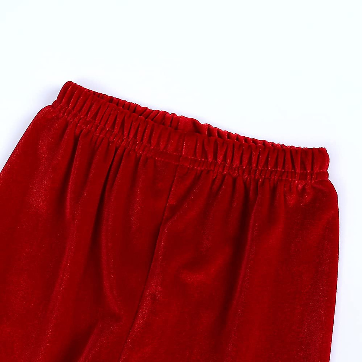 MYGBCPJS Kids Velvet Pajamas Toddler Button-Down Solid Long-Sleeve T-Shirt Top + Pants 2PCS Christmas Outfits Clothes