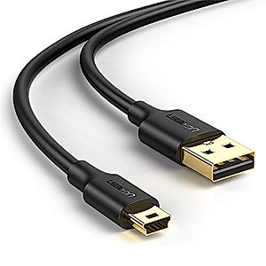 UGREEN Mini USB Cable 3FT,USB Mini Cable Mini USB 2.0 Cable,USB Mini B Cord Mini USB Charger Cable Compatible with Garmin Nuvi GPS,SatNav,Dash Cam,Camera,PS3 Controller,Hard Drive,GoPro Hero 3+,PDA