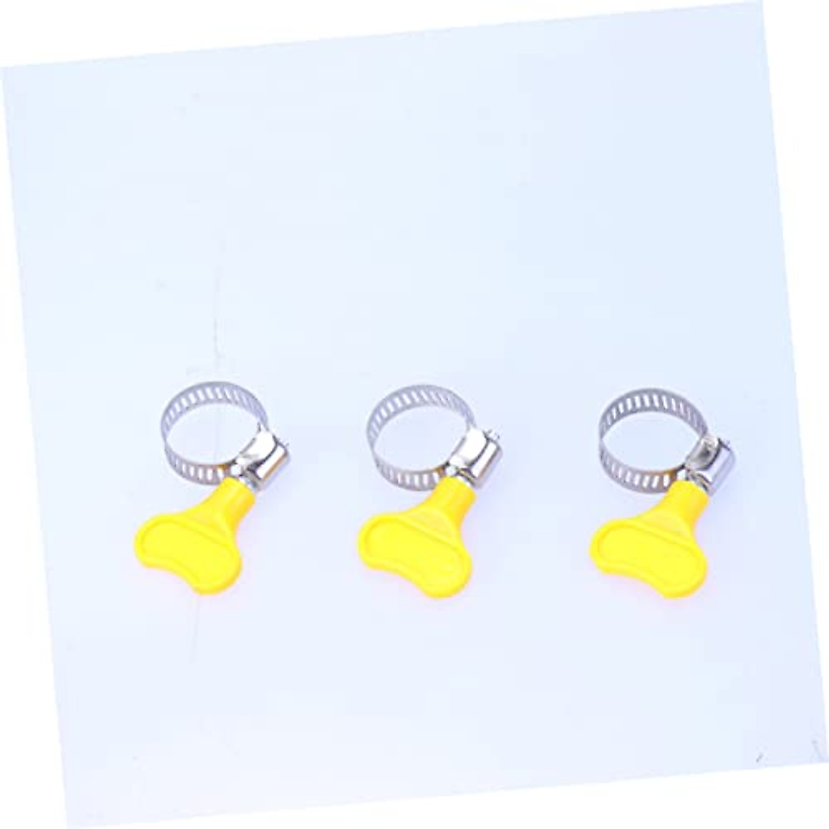 TEHAUX 100pcs Worm Drive Clamp Gear Clamp Gears Gears Gears Hose Band Hose Clip Drive Pipes Heavy Duty Clamps Worm Clamp Hose Clamps Stainless Steel Home Use Clamp American Style Pipeline