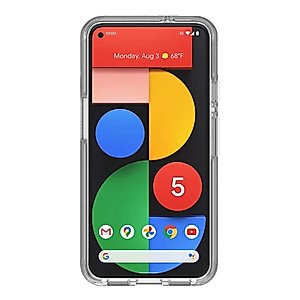 Otterbox Symmetry Clear Case for Pixel 5, Shockproof, Drop Proof, Protective Thin Case, 3X Tested to Military Standard, Clear
