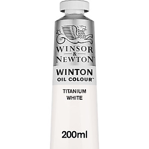 Winsor & Newton Winton Oil Color, 200ml (6.75-oz), Titanium White