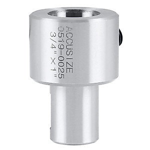 Accusize Industrial Tools 3/4 in. Annular Cutter Extension for a 3/4'' / 19.05 mm Weldon Shank Annular Cutter, 1" Long, Weldon Adapter, 0519-0025