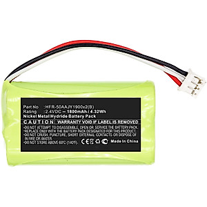 Replacement Battery for Nvidia Shield Game Controller,Shield TV Game Controller,P2920,fits HFR-50AAJY1900x2(B),HRLR15/51,1800mAh/4.32Wh