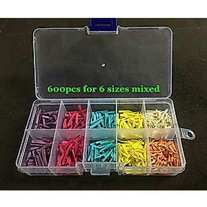 Smiledt 600pcs/Box Mixed Dental Fixing Wood Wooden Wedges for Dental Restoration for Matrices