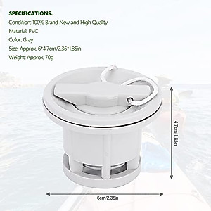 Boat Air Valve, PVC Air Gas Valve Cover Boat Valve Replacement for Inflatable Boat Dinghy Kayak Canoe River Raft Inflatable Paddle Board Air Valve