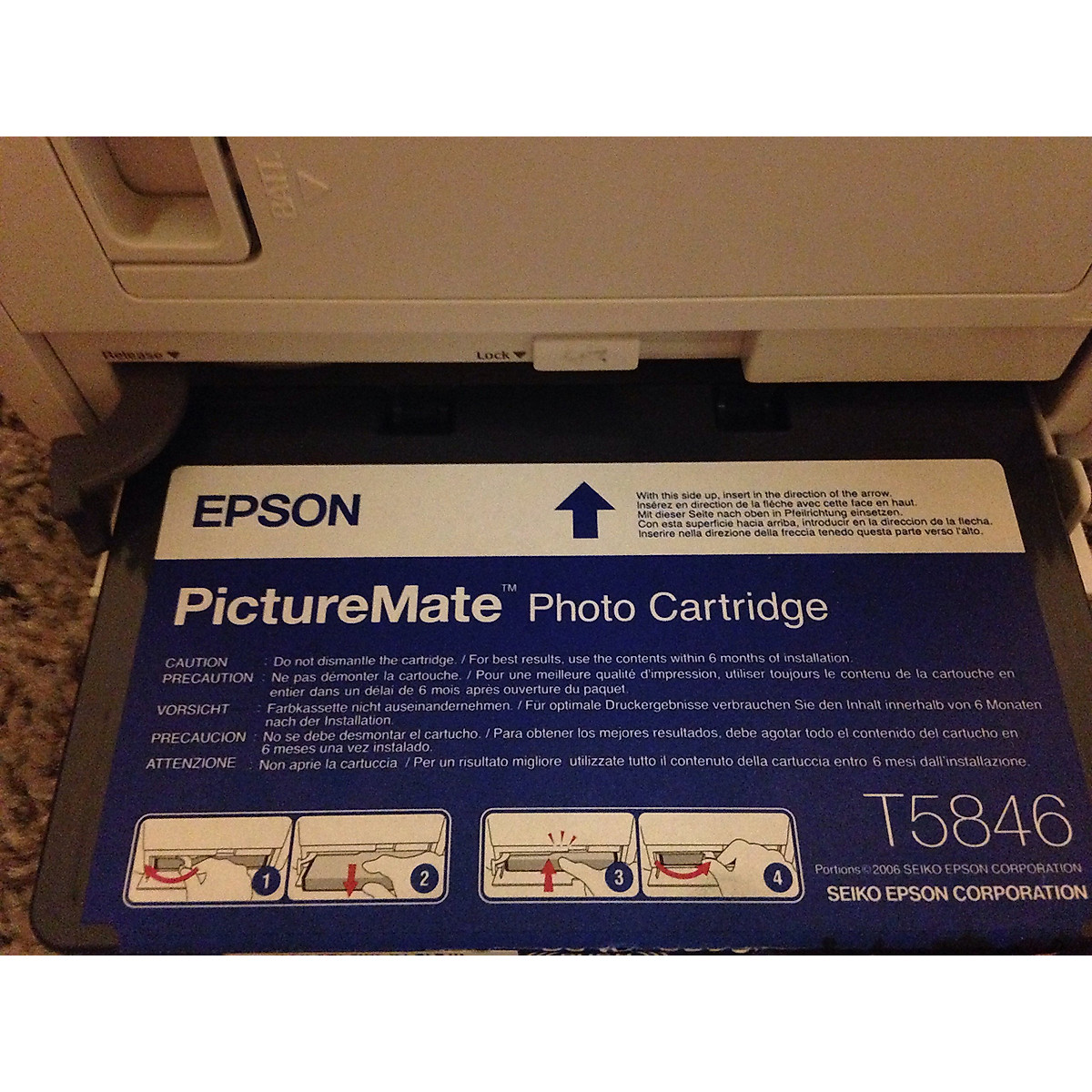 Epson PictureMate Dash PM260 Compact Photo Inkjet Printer (C11C694201) (Old Version)