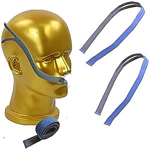 2 Replacement p10 Headgears Compatible with ResMed Airfit P10 Nasal Pillow,p10 Frame Headgear Replacements Strap Blue and Gray