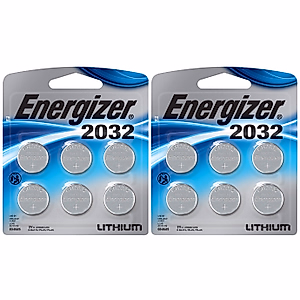 Energizer 2032BP-4 3 Volt Lithium Coin Battery - Retail Packaging (Pack of 12)