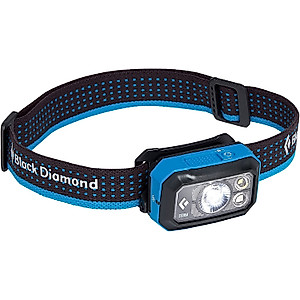 Black Diamond Storm 400 Waterproof Headlamp, Black, Battery Powered