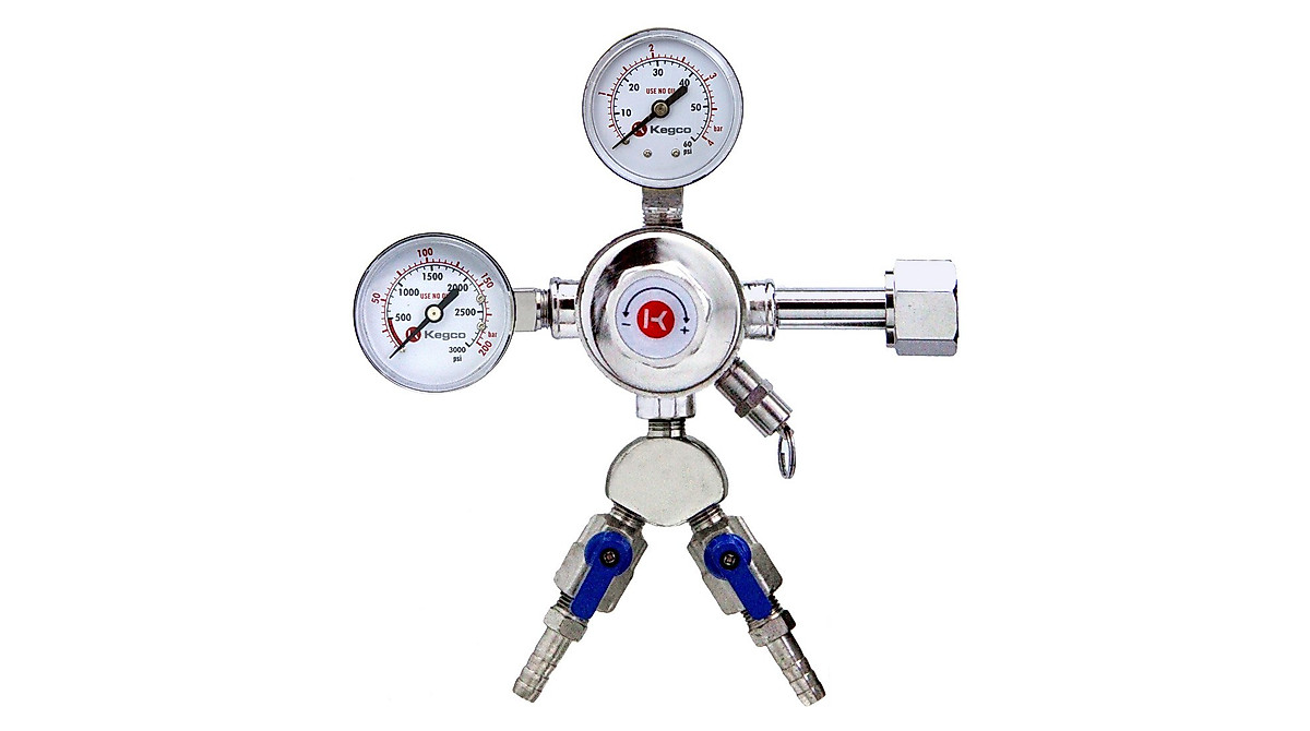 Kegco 3P2SCK-5T Kegerator Kit - Double Tap Chrome Dispenser