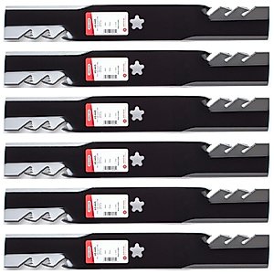 6PK Oregon 95-605 Gator G3 Blades for 54" Husqvarna YTH24V54