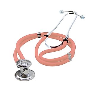 Dixie Ems Sprague-Rappaport Type Two Tube Stethoscope – Frosted Pink