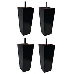 Elegent Upholstery 5" Solid Wood Furniture Sofa/Chair/Ottoman Tapered Leg Espresso Finish - Set of 4 Legs