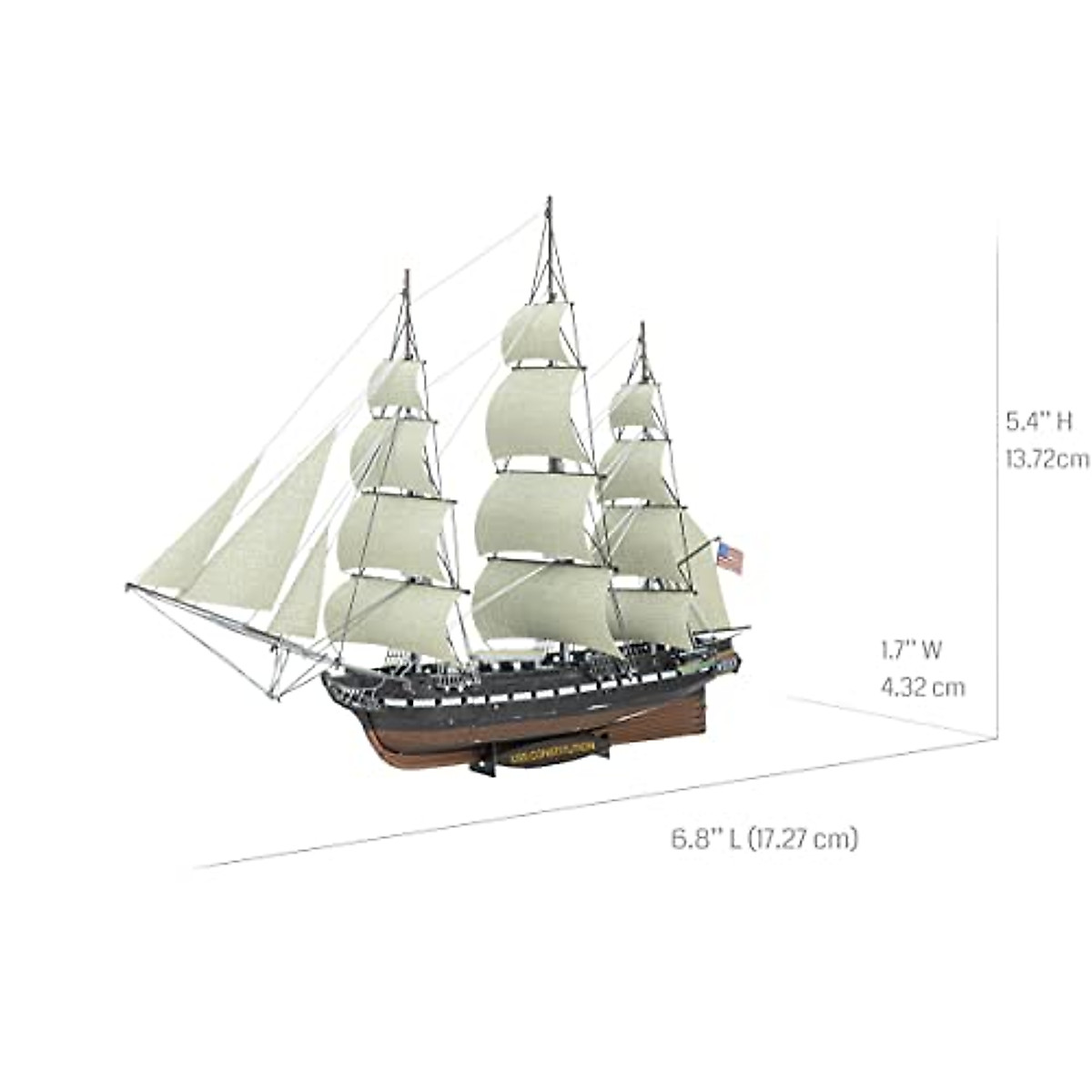 Metal Earth Premium Series USS Constitution 3D Metal Model Kit Fascinations