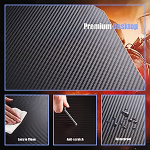 Excited Work Z-Shaped Multifunctional Gaming Desk, 40-inch Computer Desk, Home Desk Writing Desk, Personal Workstation with Headphone Stand and Cup Holder