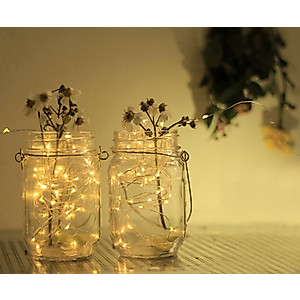 partyall24 Led Decorative Fairy String Lights Battery Powered Copper Wire Light Indoor/Outdoor Decorating (16)