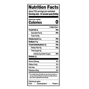 PACK OF 12 - Great Value Butter Flavored Cooking Spray, 8 oz