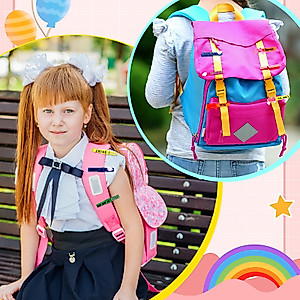 Dingion 60 Set Cheer Pins Spirit Clips Include 60 Wooden Cheer Clothes Pins 30 Mini Resin Ducks 30 Mini Bows and Self Adhesive Stickers Pen Glue Ribbon for Cheerleading Backpacks Cheer Gifts(Colorful)