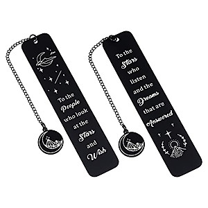 Inspirational Bookmark Gift for Women Men Merchandise Book Mark for Fans Book Lovers Reader Birthday Christmas Gift for Female Male Friends Bookaholic Gifts for Daughter from Mom 1 PCS Double-Sided