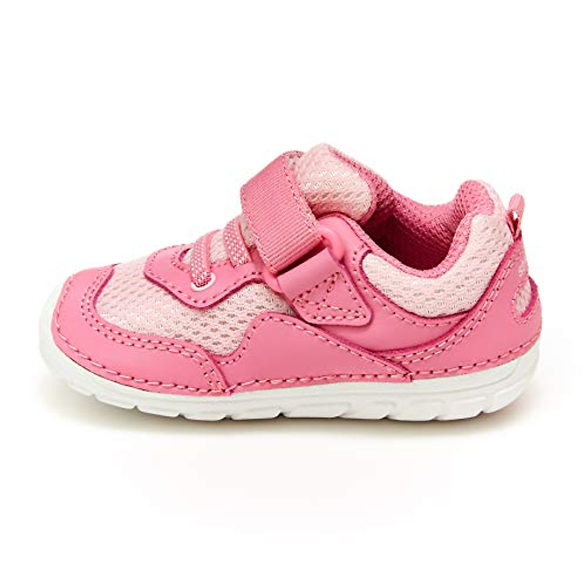 Stride Rite baby boys Soft Motion Rhett Sneaker, Pink, 5 Toddler US