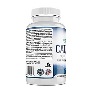 Catalase 10,000 Formula Enzyme Supplement - Catalase Enzyme with Biotin, Saw Palmetto, 10,000 Units of Catalase & More!