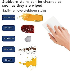 100 Pack Extra Thick Magic Cleaning Sponges - Reusable Eraser Sponge for All Surfaces - Kitchen-Bathroom-Furniture-Leather-Car-Steel - Just Add Water - Melamine - Universal Cleane