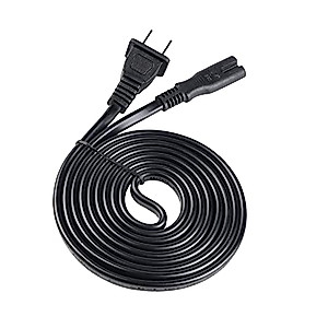 AC Power Cord for TCL Roku Sharp Insignia Hisense Smart LED LCD HD TV 2 Prong Power Cable